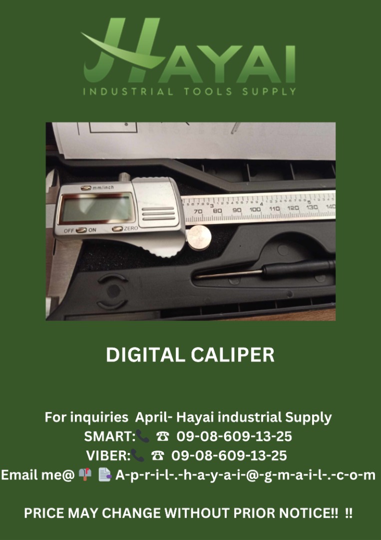 Digital caliper, Commercial & Industrial, Construction Tools ...