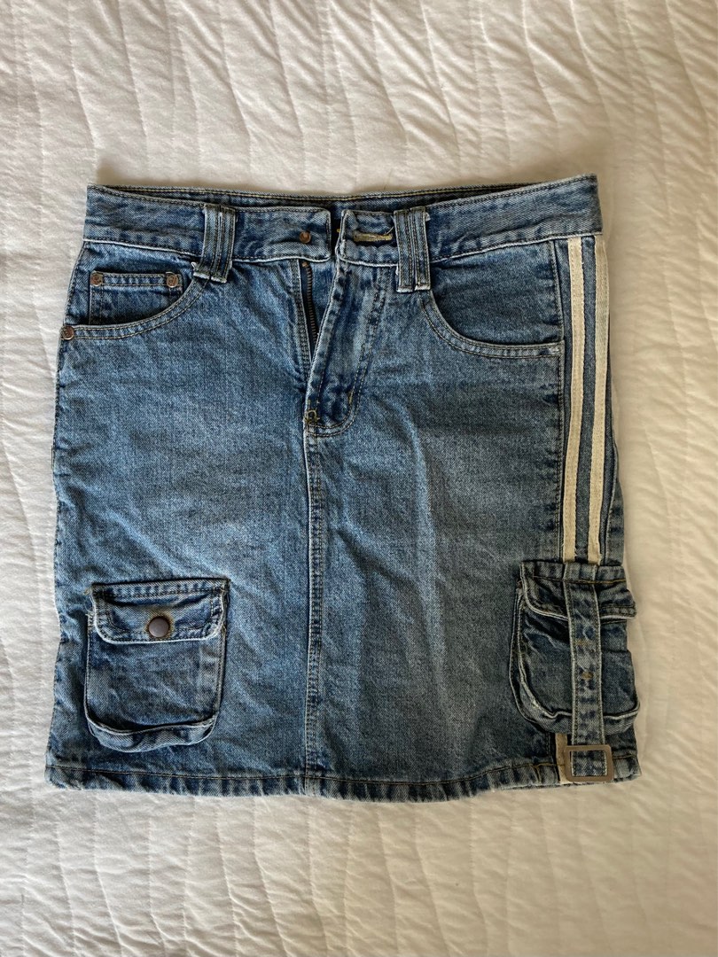 downtown girl acubi jean skirt, Women's Fashion, Bottoms, Skirts on ...