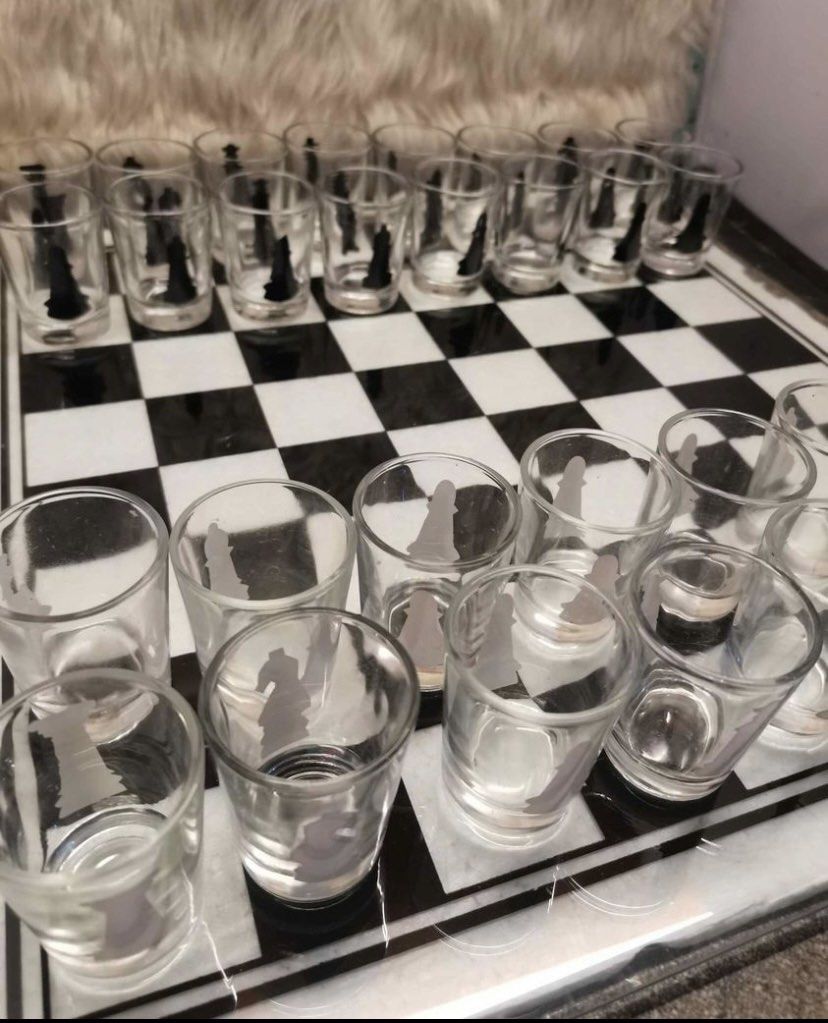 Drinking Glass Chess on Carousell