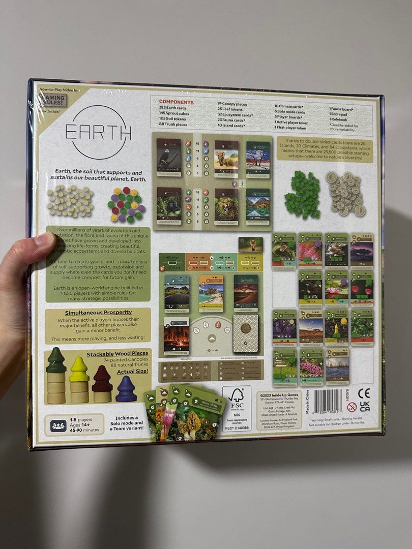 Earth Board Game KS, Hobbies & Toys, Toys & Games on Carousell