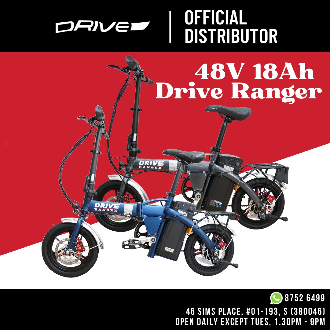 Eco Drive Ranger 48V 18Ah Foldable Ebike DYISLAND MT600 Hydraulic ...