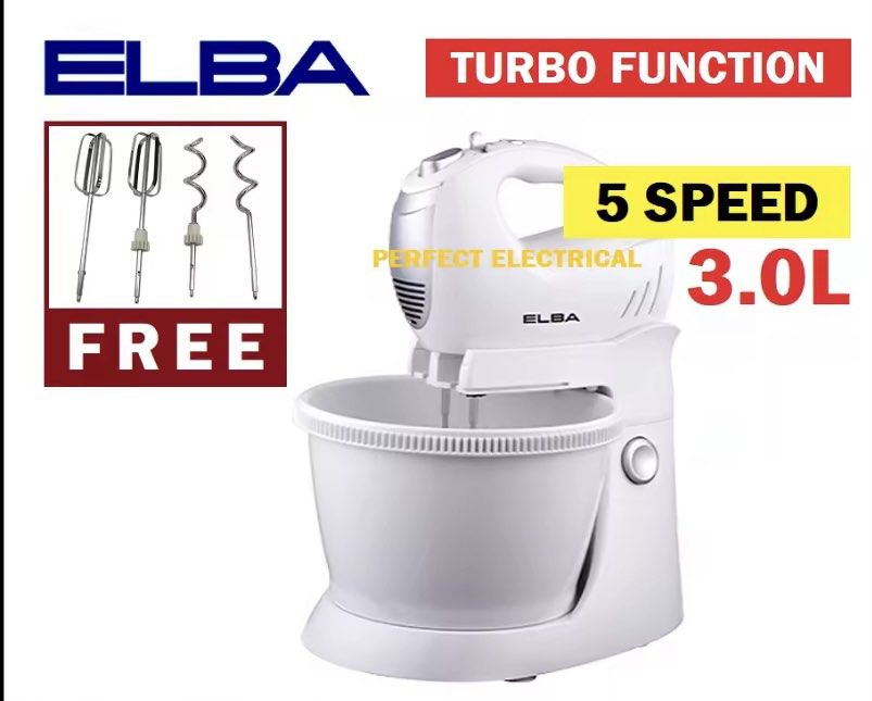 Elba Stand Mixer with auto turntable Bowl, TV & Home Appliances, Other ...