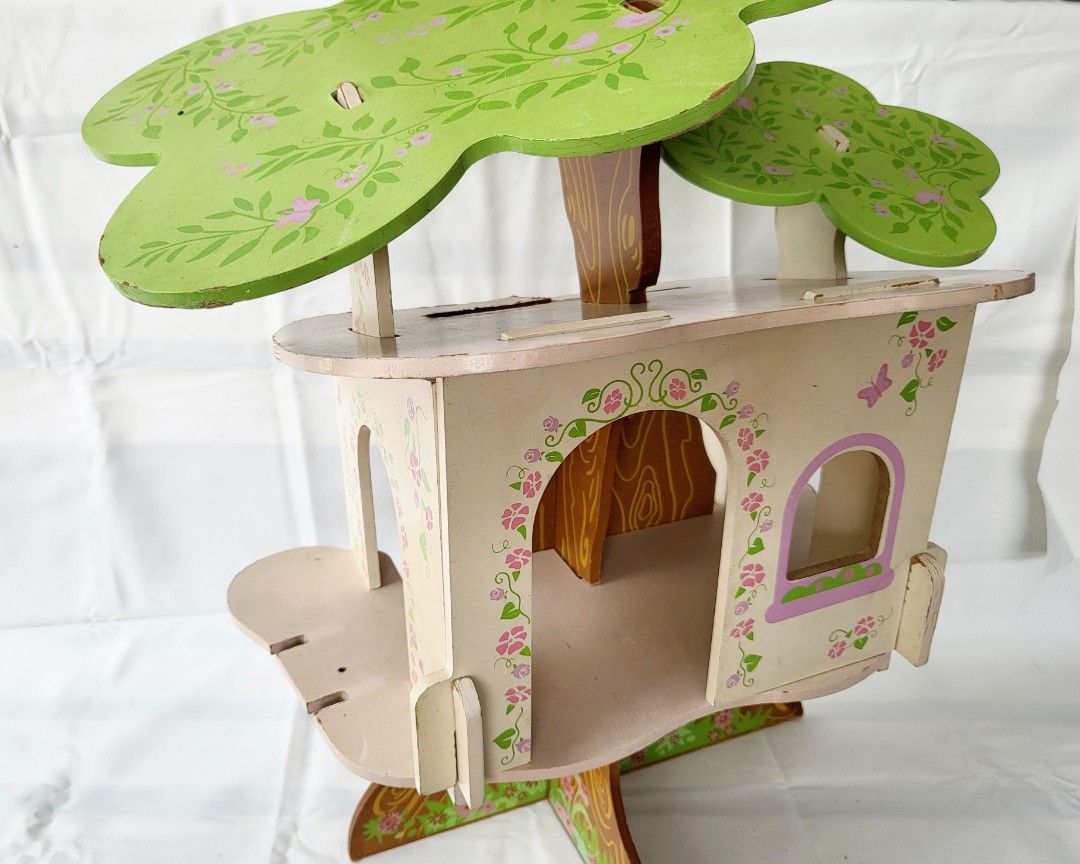 ELC Rosebud Village Tree House Playset Rumah Pohon Kayu, Toys ...