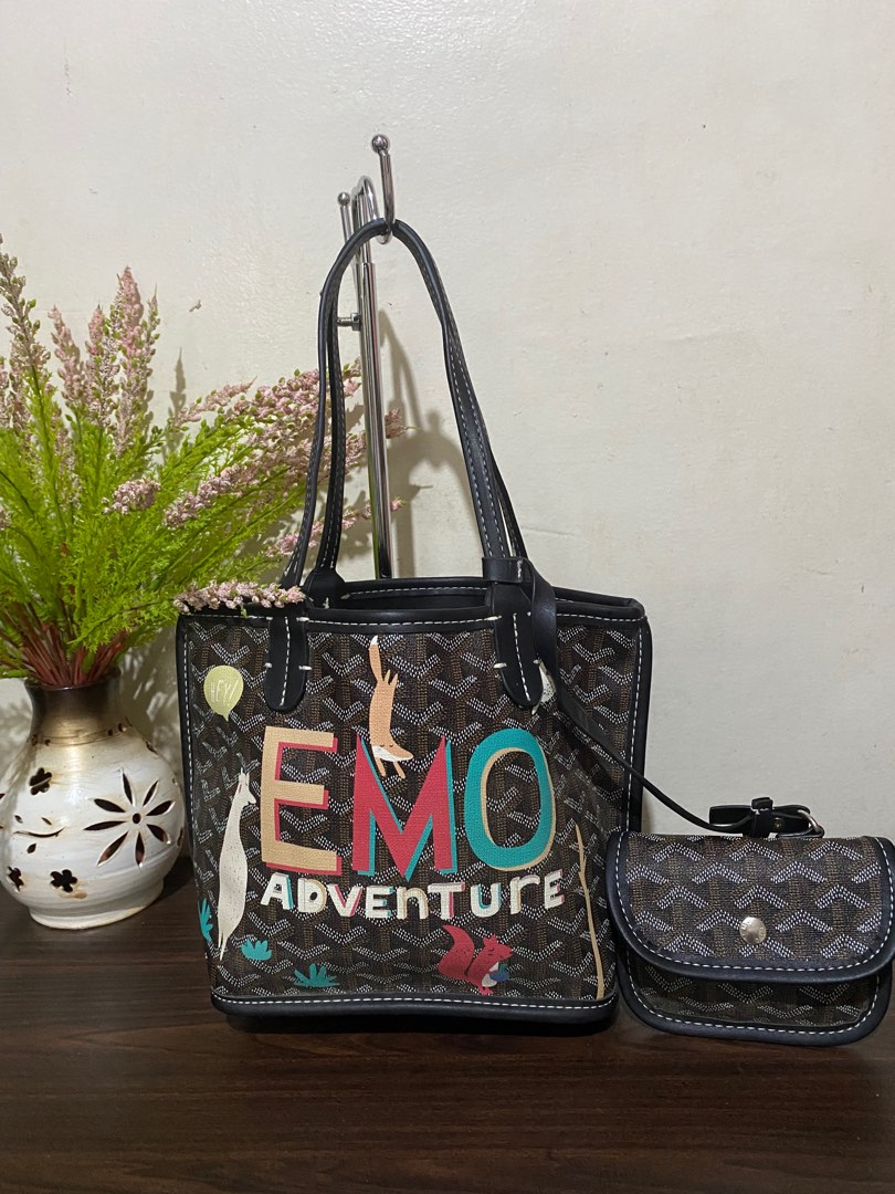 Emo Leather Handbag, Women's Fashion, Bags & Wallets, Tote Bags on ...