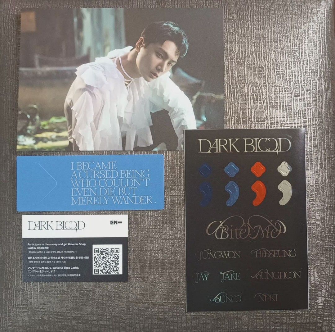 °~Enhypen DARK BLOOD Album~°, Hobbies & Toys, Memorabilia ...