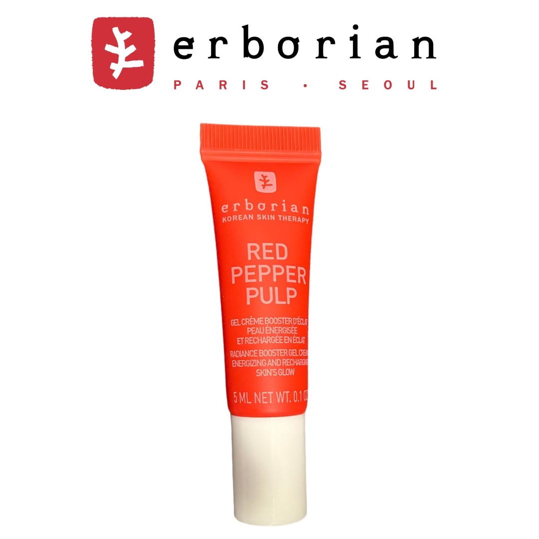 Erborian Korean Skin Therapy Red Pepper Pulp Radiance Booster Gel Cream ...