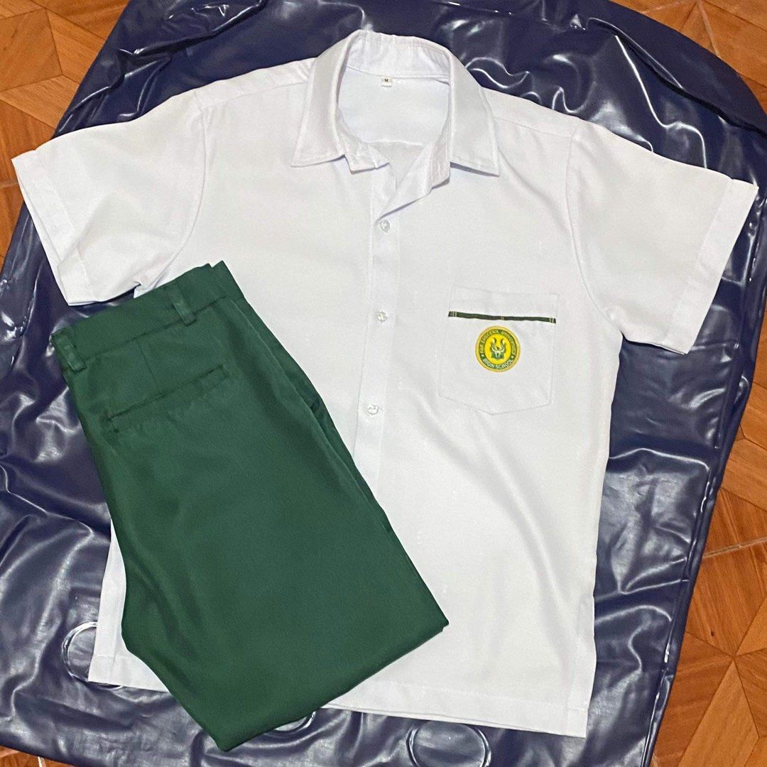 FEU SHS TYPE A SET MALE UNIFORM on Carousell