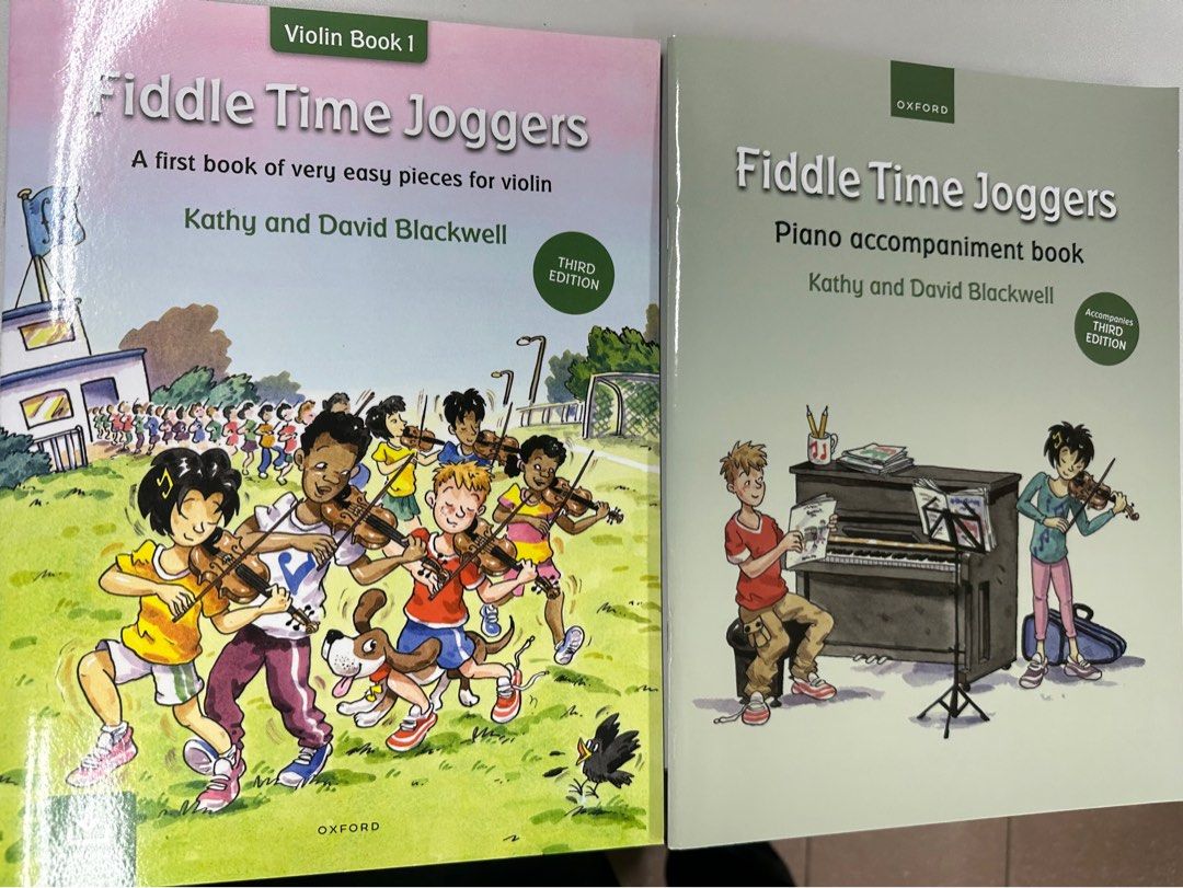 Fiddle Time Joggers Violin & Piano 伴奏 （Third Edition), 興趣及遊戲, 書本 & 文具 ...