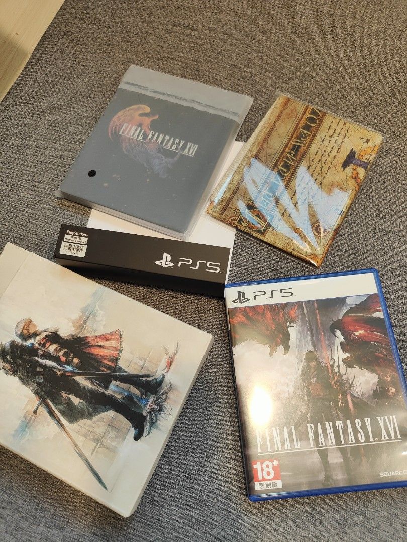 Final fantasy xvi ffxvi deluxe edition ps5, Video Gaming, Video Games, PlayStation on Carousell