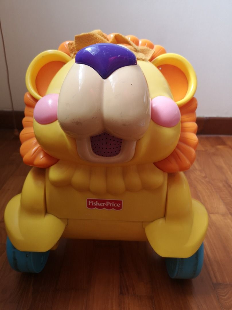 Fisher Price Stride to Ride Lion Walker, Babies & Kids, Infant Playtime ...