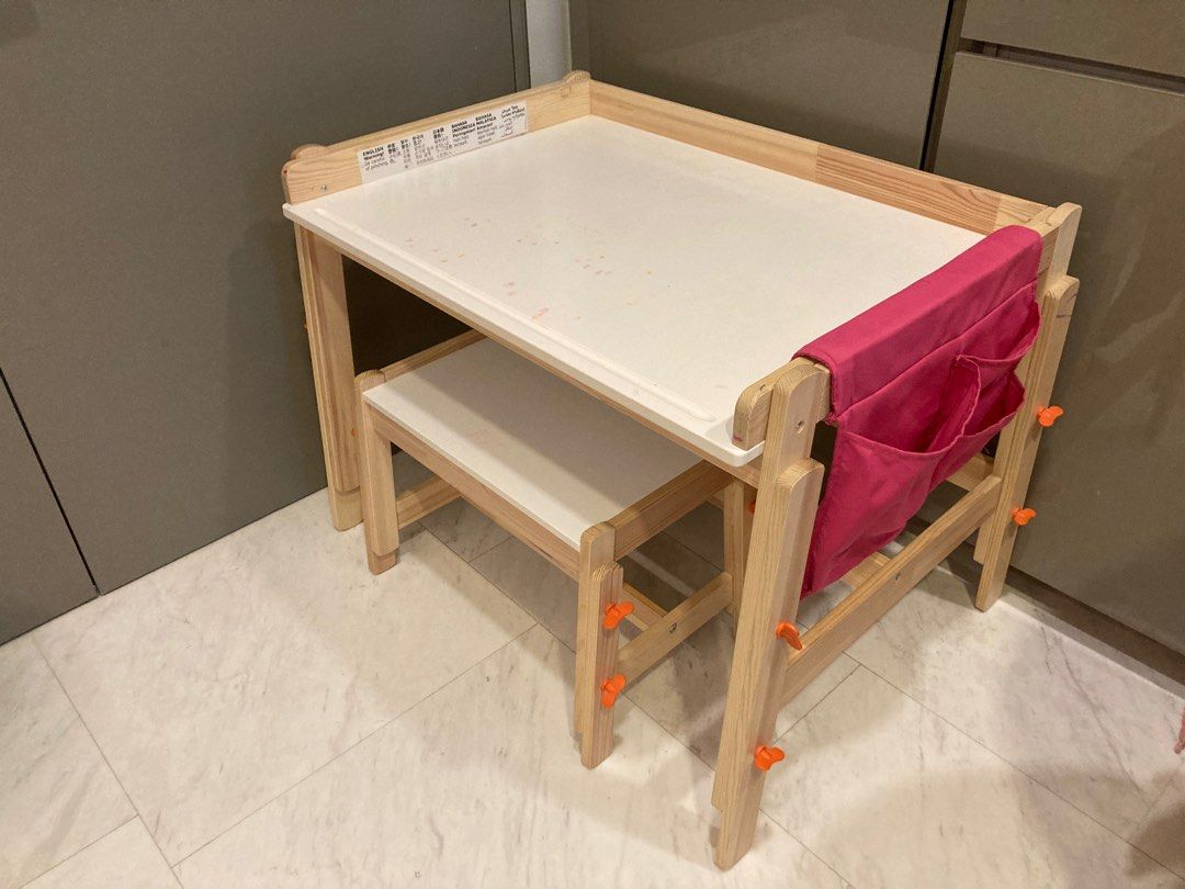 Flisat Ikea kids table and stool, Babies & Kids, Baby Nursery & Kids ...