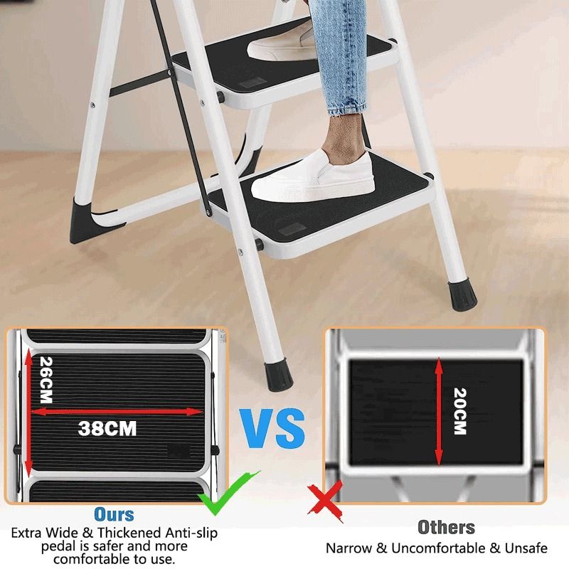 Foldable Ladder Step Ladder Home Multifunctional Ladder High Load ...