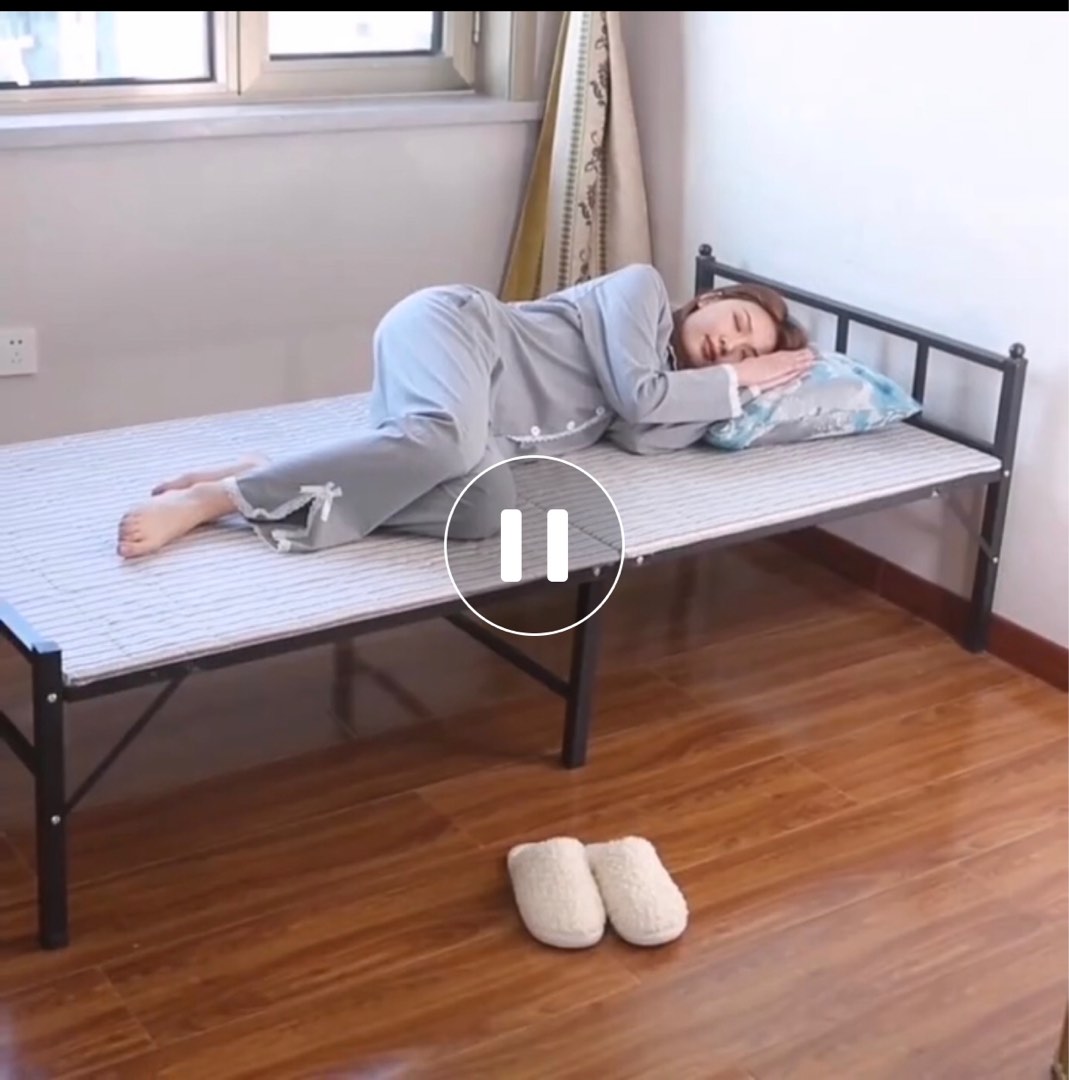 Folding Bed Portable Bed Single Bed Folable Office Lunch Break Bed ...
