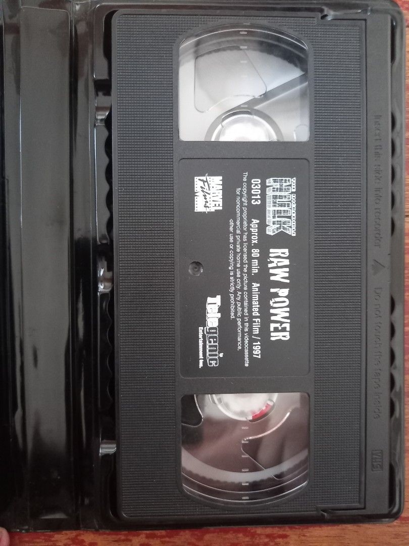 For Sale The Incredible Hulk - Raw Power VHS (Very Rare), Hobbies ...