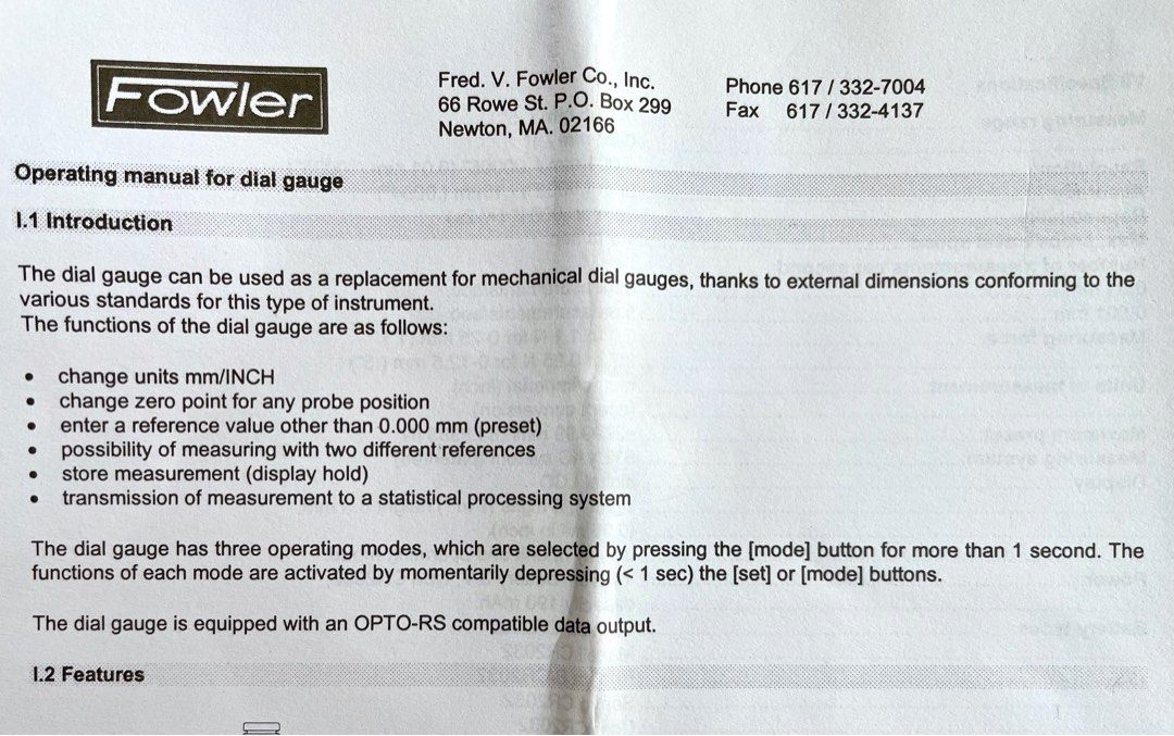 Fowler Digital Dial indicator for sale, Health & Nutrition, Health ...