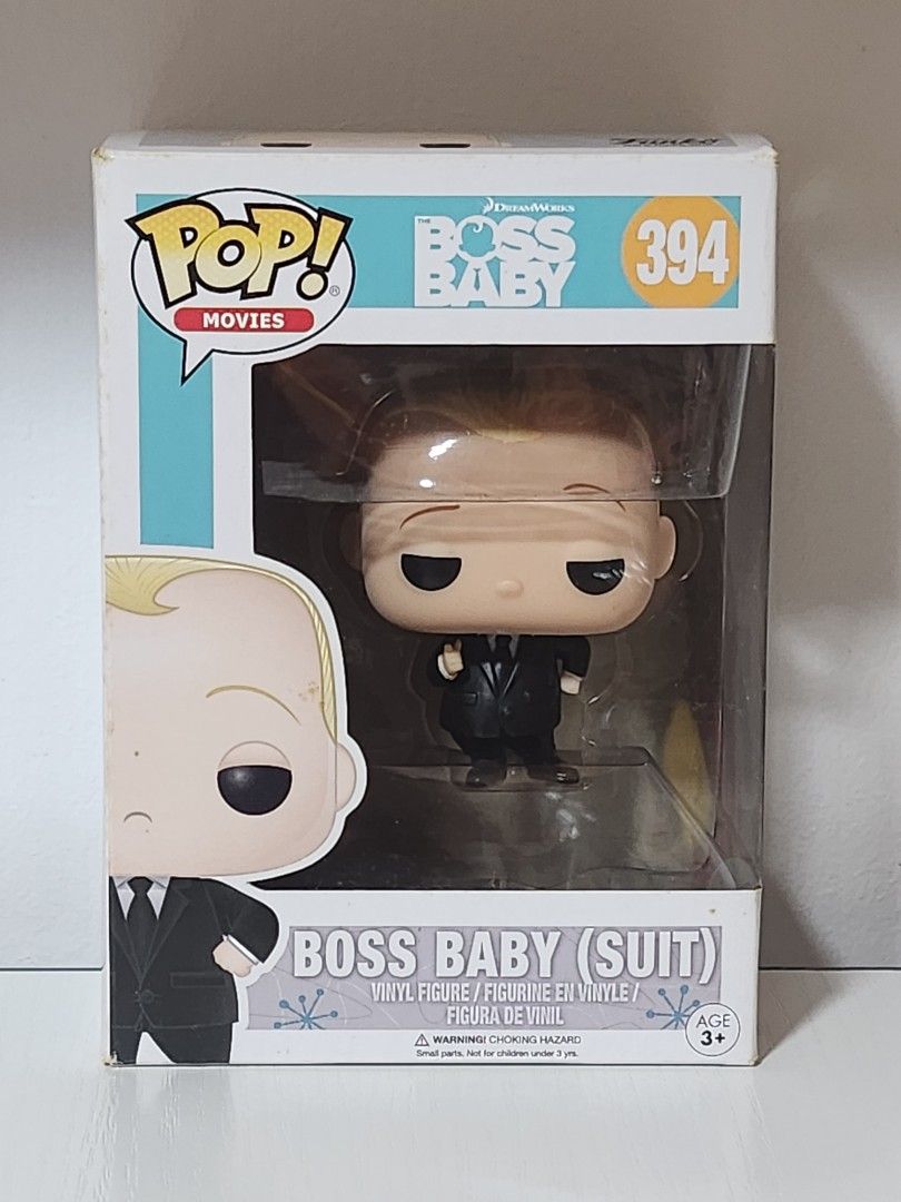 Funko Pop Movie Boss Baby (in Suit & Tie), Hobbies & Toys, Toys & Games ...
