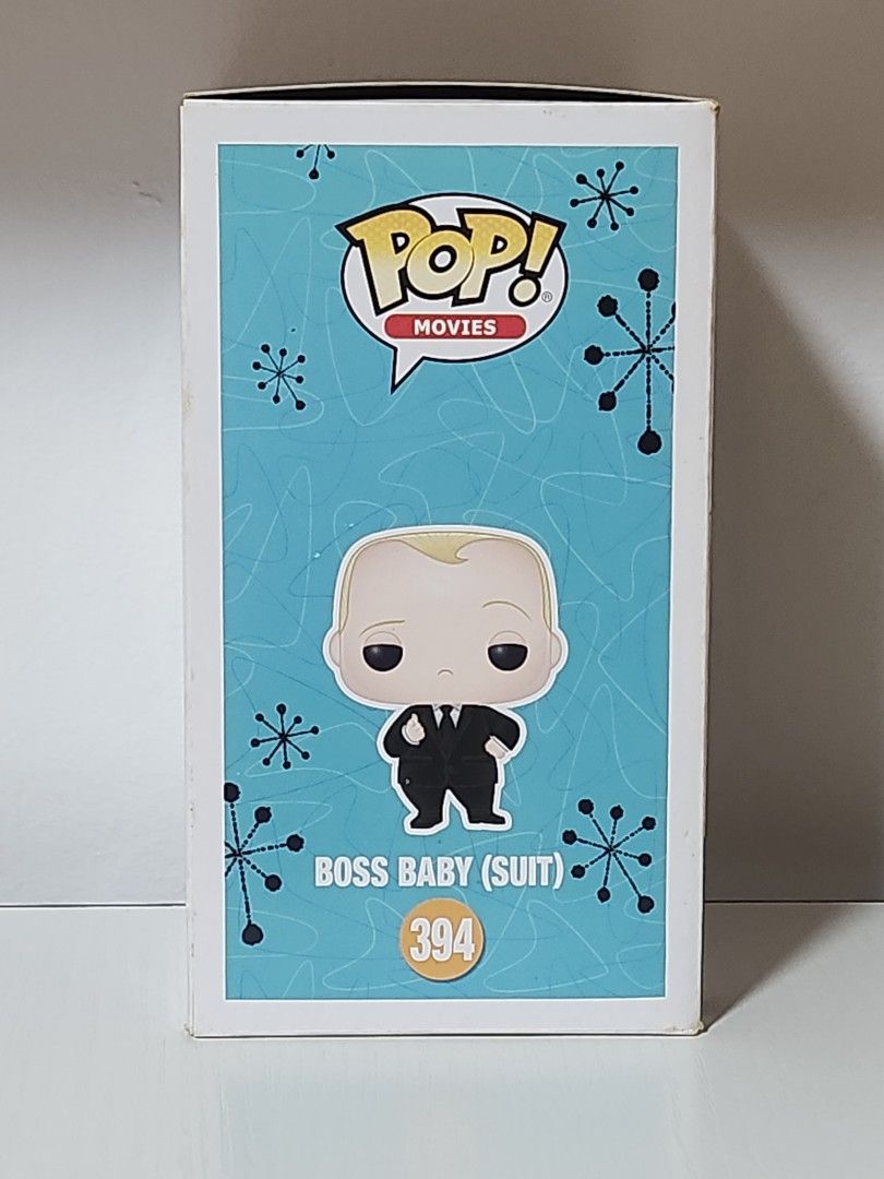 Funko Pop Movie Boss Baby (in Suit & Tie), Hobbies & Toys, Toys & Games ...