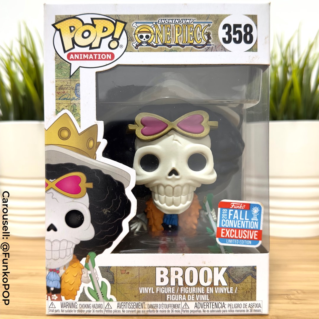 Funko Pop One Piece Brook Fall Convention Shared, Hobbies & Toys, Toys ...