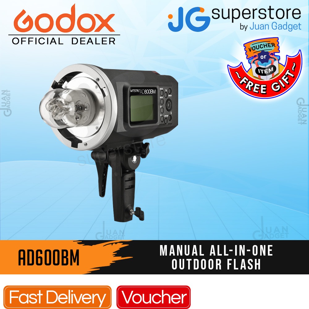Godox AD600BM Witstro Manual All-in-One Outdoor Flash for Studio ...