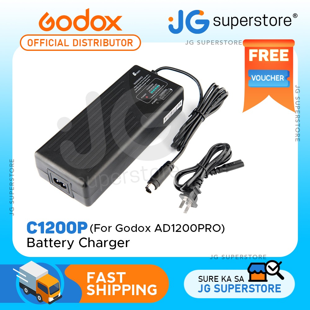 Godox Battery Charger with Multi-Voltage Operation for AD1200 Pro ...