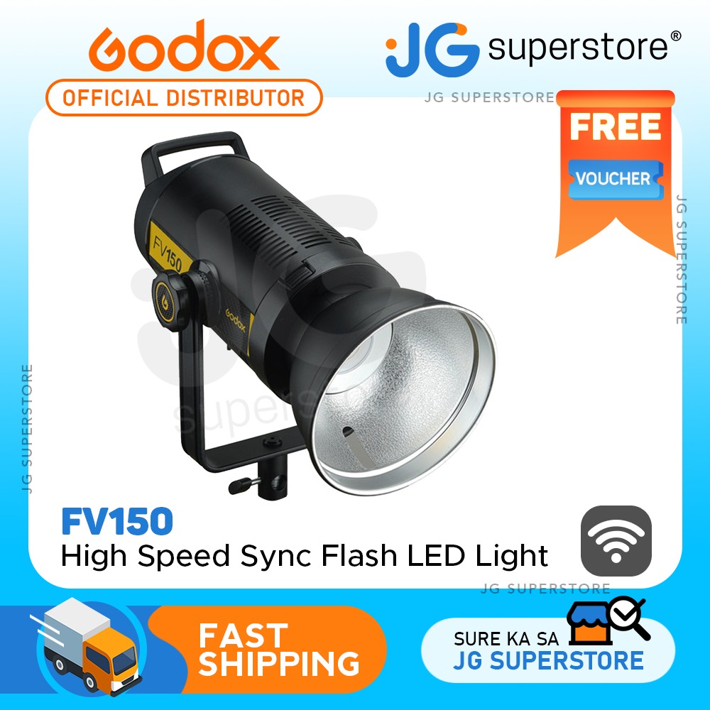 Godox FV150 High Speed Sync Flash and Continuous LED Light, Built-in ...