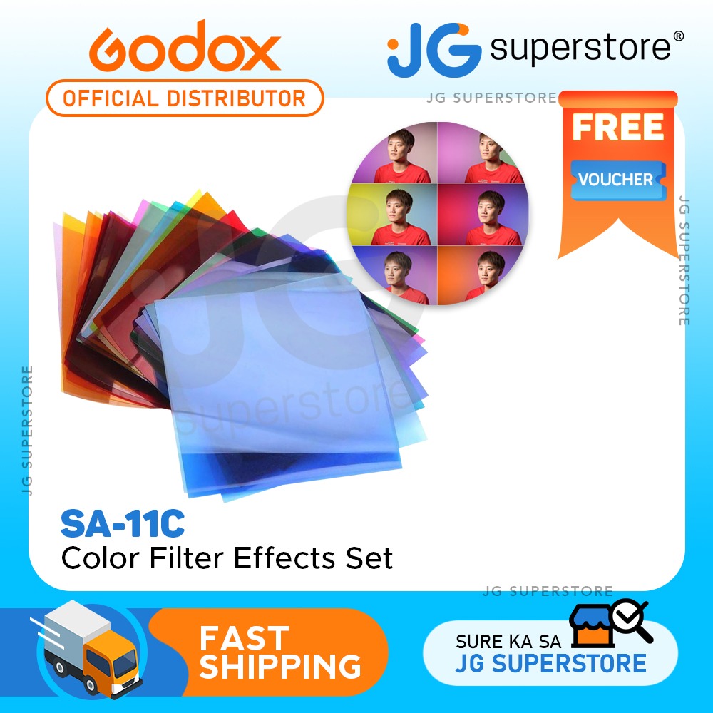 Godox SA-11C SA 11C Color Filters, Coloe Effects Set | JG Superstore ...
