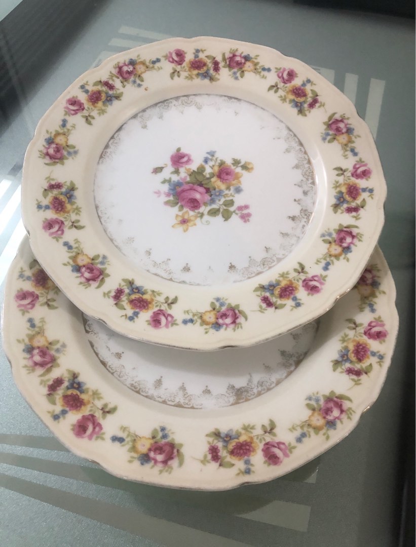 Gold Castle China plate x 2, Hobbies & Toys, Memorabilia & Collectibles ...