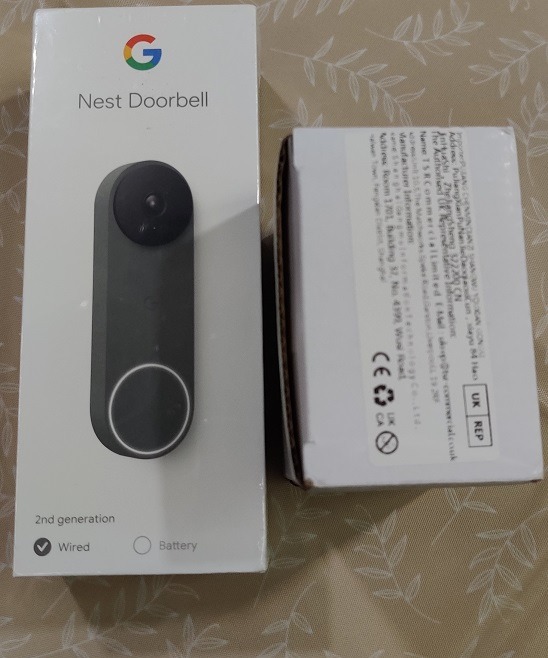 Google Nest Doorbell 2nd Gen (WIRED) Color Ivy Green, Furniture & Home ...