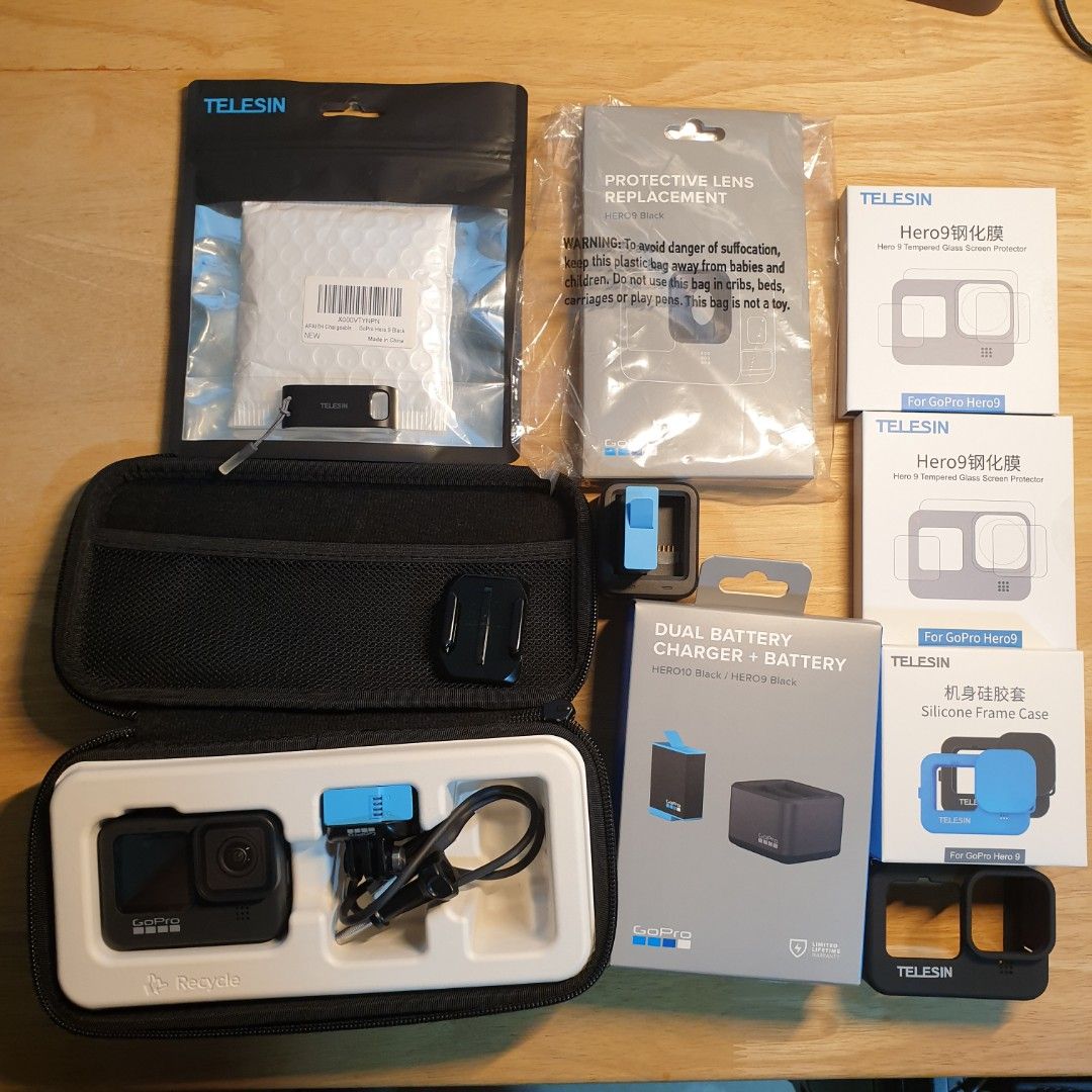 GoPro Hero 9 Bundle, Photography, Video Cameras on Carousell