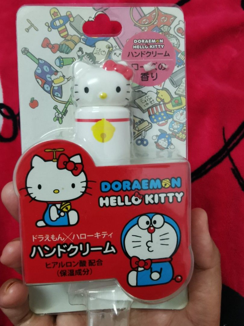 Hand cream Doraemon X Hello Kitty, Beauty & Personal Care, Bath & Body ...