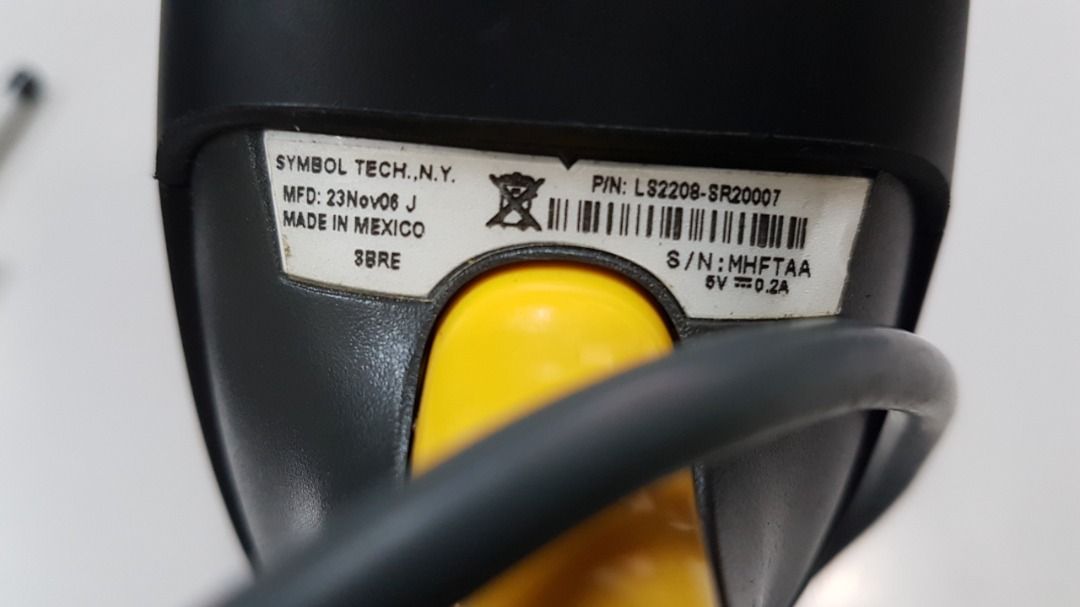 Handheld USB Barcode Scanner Symbol Tech LS2208 - SR20007, Computers ...