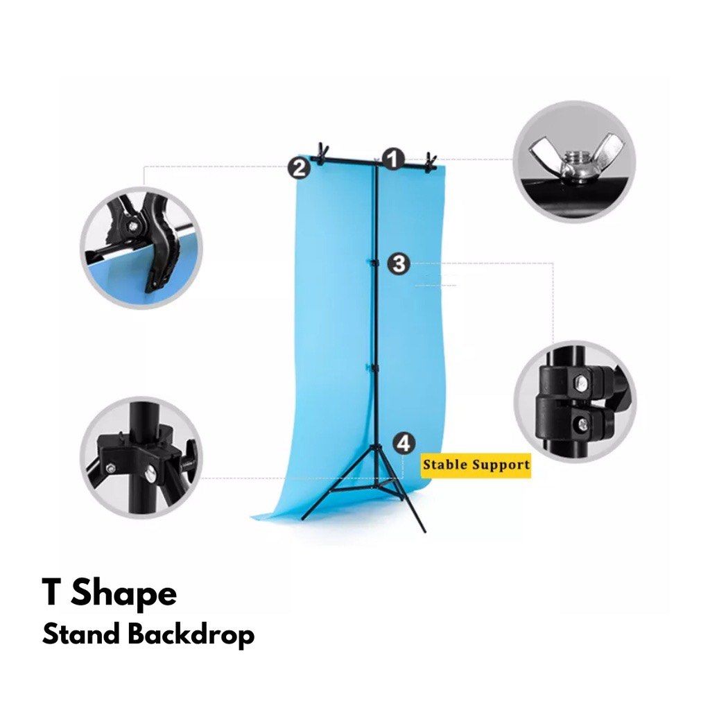 Tiang Background bentuk T, Fotografi di Carousell