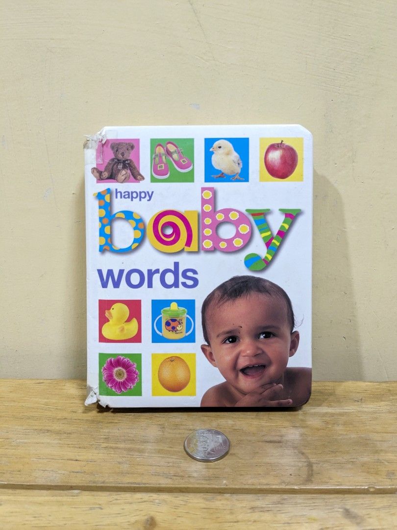 Happy Baby Words Hardbound book on Carousell
