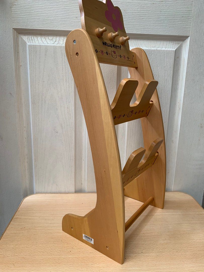 Hello Kitty wooden Shoe racks on Carousell