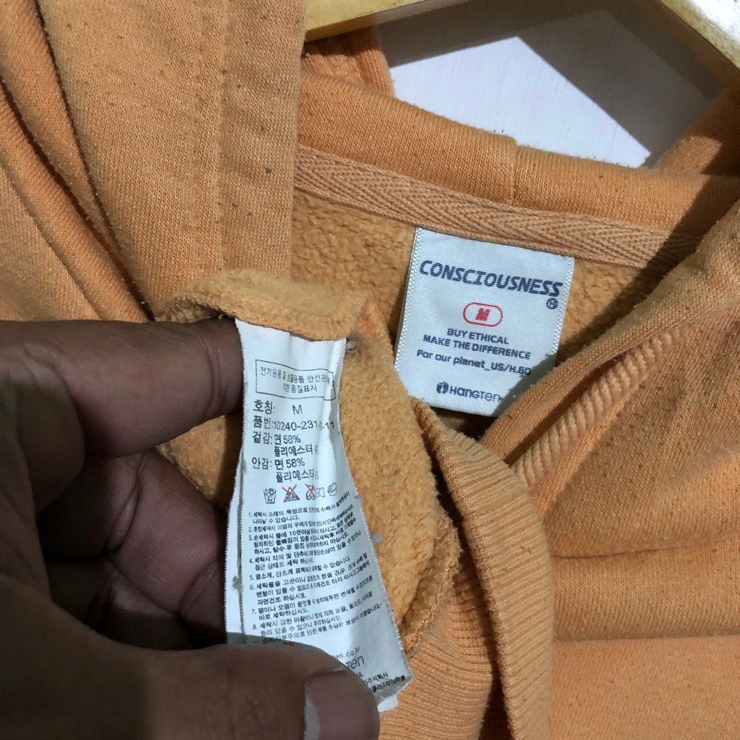 Hoodie HANGTEN SECOND ORIGINAL, Fesyen Pria, Pakaian , Baju Luaran di Carousell