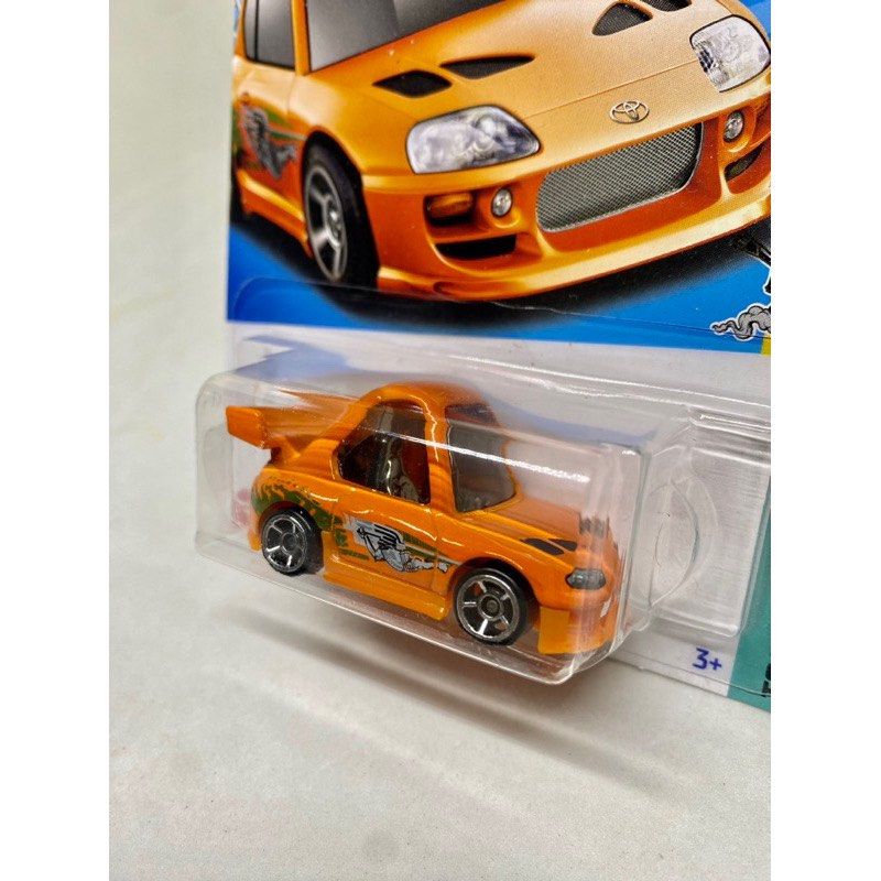 Hot Wheels 94 TOYOTA SUPRA Orange Fast & Furious Tooned Racing Sports ...
