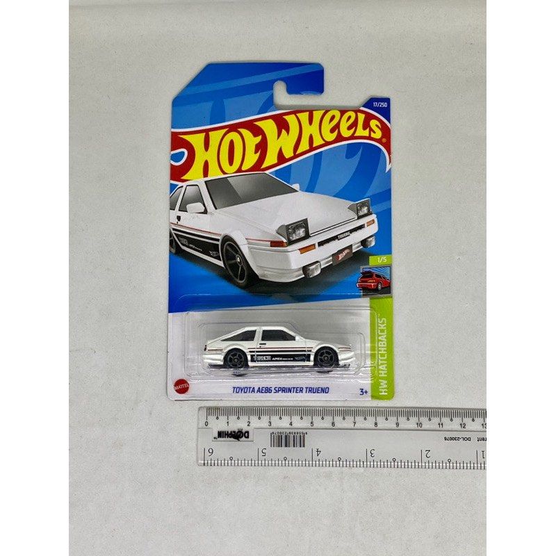 Hot Wheels TOYOTA AE86 SPRINTER TRUENO Matte White Hatchbacks Racing ...
