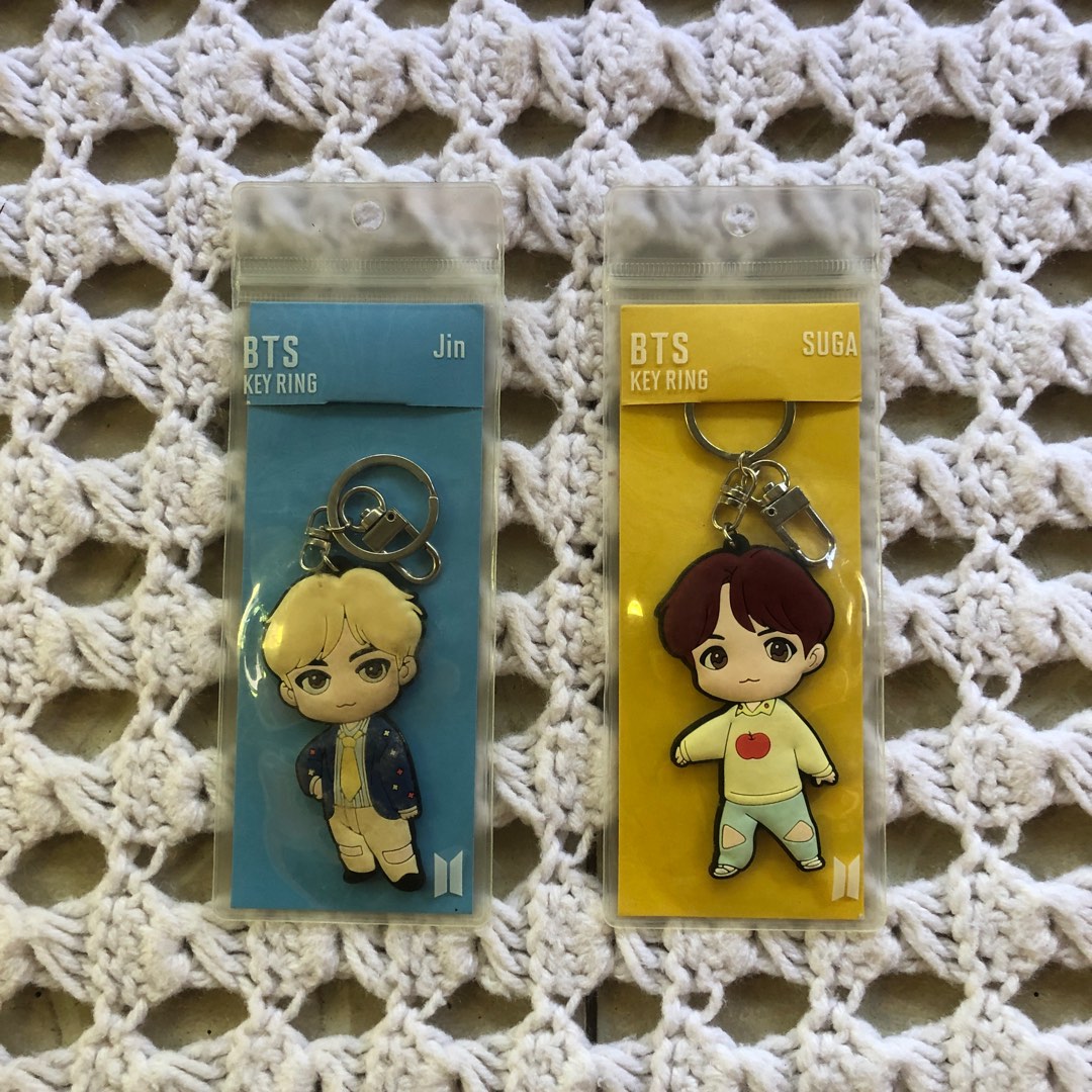 House of BTS - Mini BTS Keyring (JIN & SUGA) on Carousell