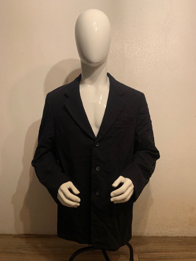 IC-61 Black Coat (PHILIP Wordclass Fashion Int'l) on Carousell