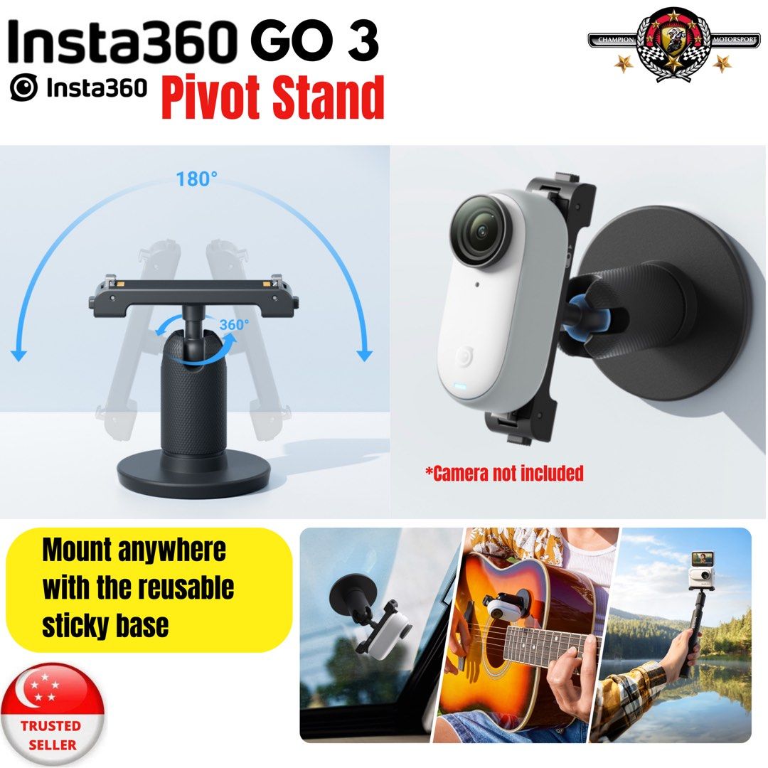 Insta360 GO 3 Pivot Stand, Photography, Photography Accessories, Other ...
