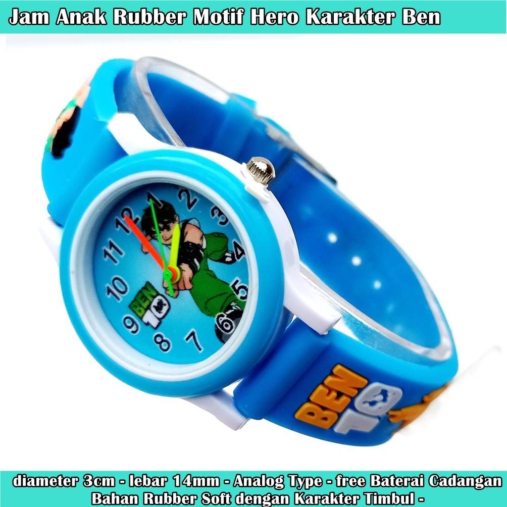 Jam Kartun Lucu Karakter Anak Ben, Fesyen Pria, Jam Tangan di Carousell