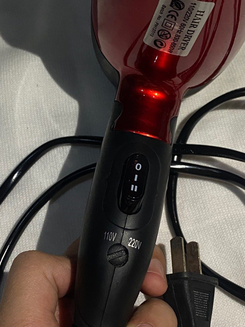 JML Travel Pro Hair Dryer Red / Small Blower on Carousell