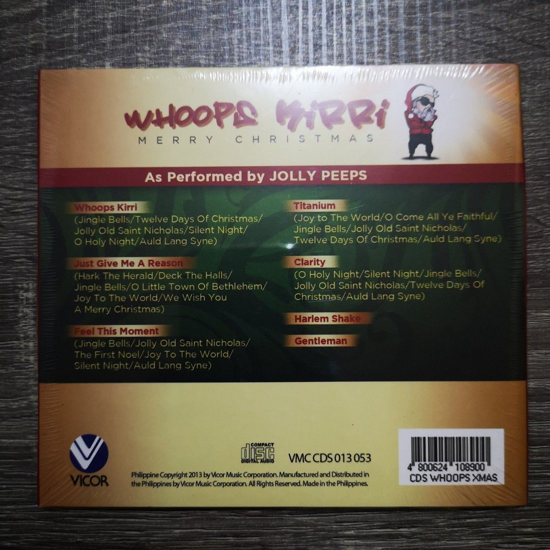 Jolly Peeps - Whoops Kirri Merry Christmas CD on Carousell