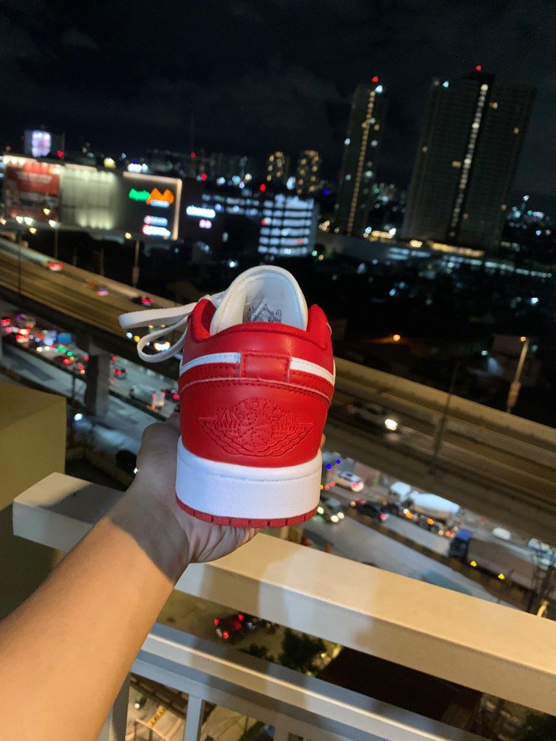 Jordan 1 Gym Red & Wolf Grey on Carousell