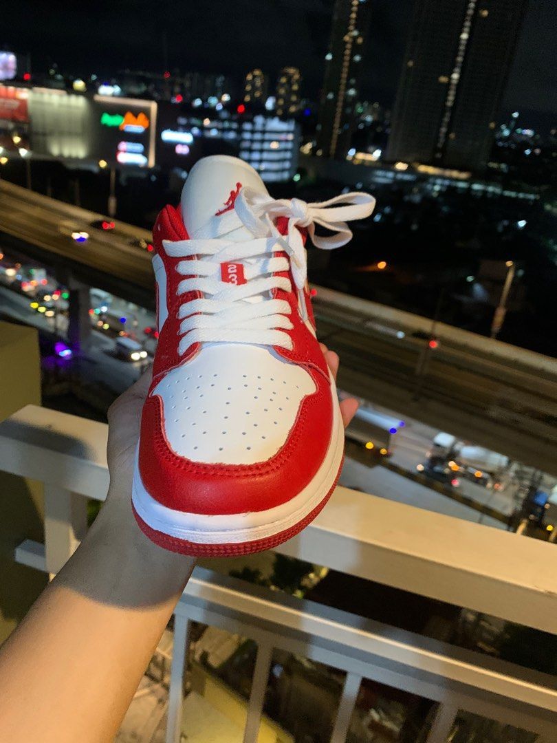 Jordan 1 Gym Red & Wolf Grey on Carousell
