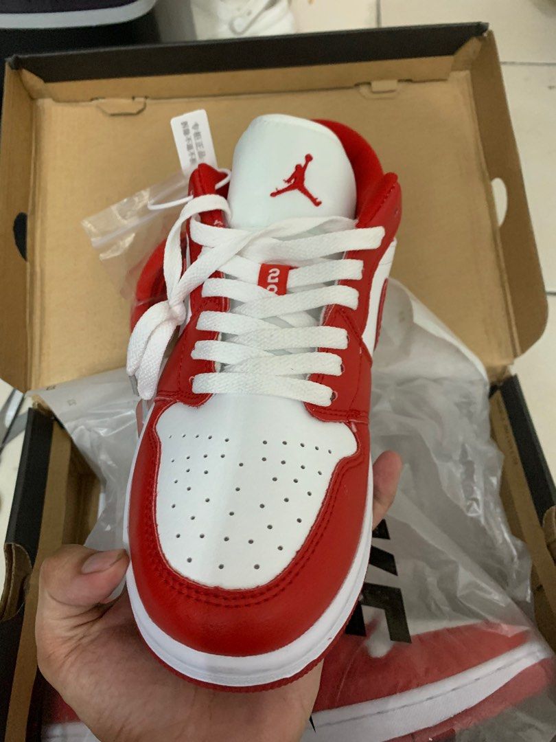 Jordan 1 Gym Red & Wolf Grey on Carousell