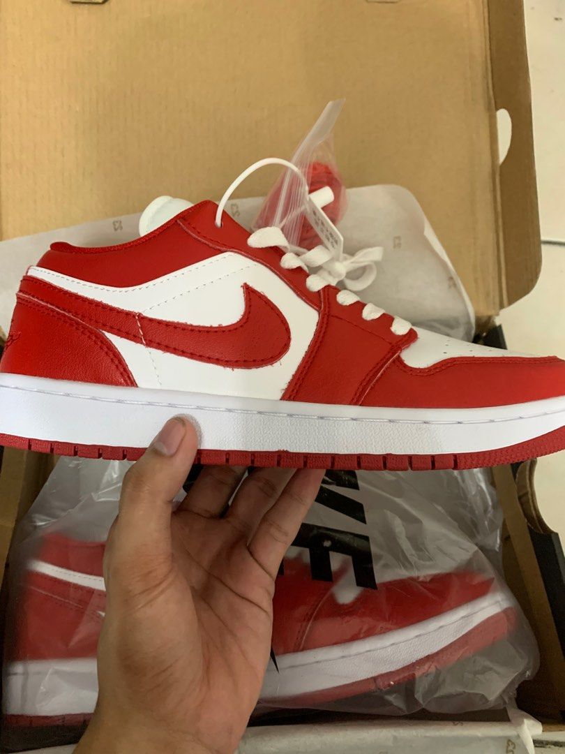 Jordan 1 Gym Red & Wolf Grey on Carousell