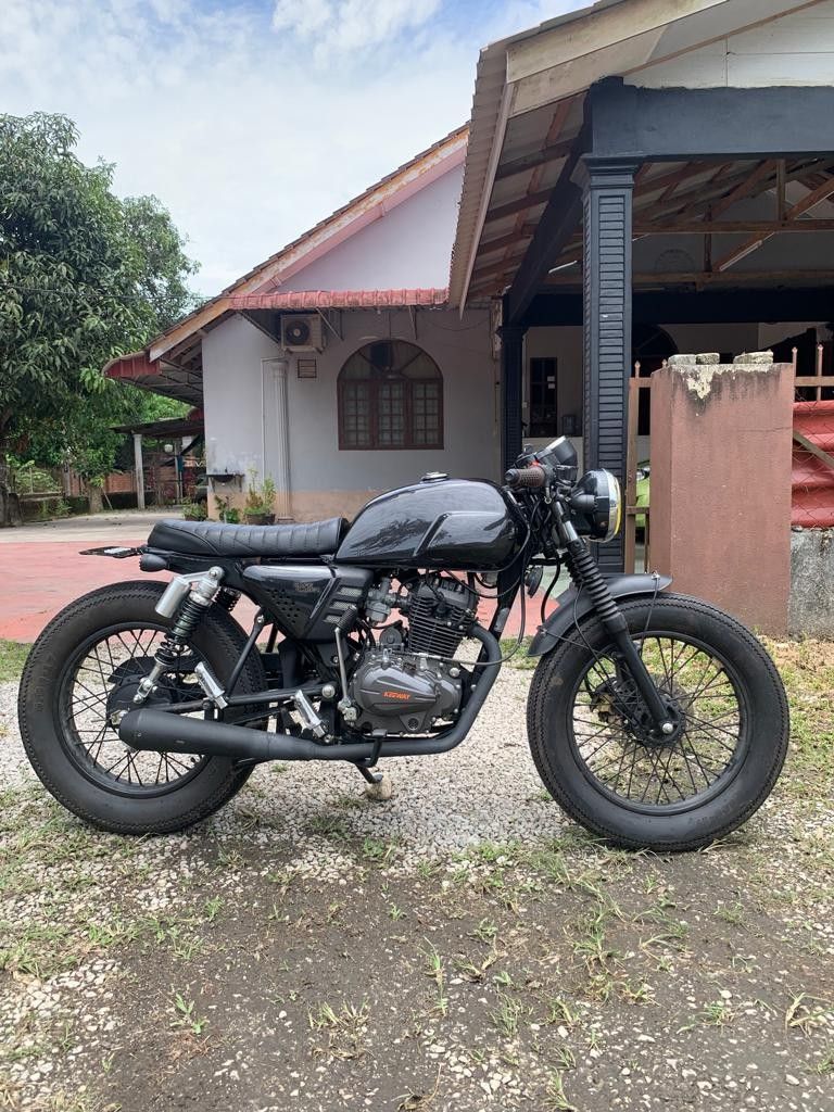 Keewey Cafe racer 152 Custom, Motorbikes on Carousell