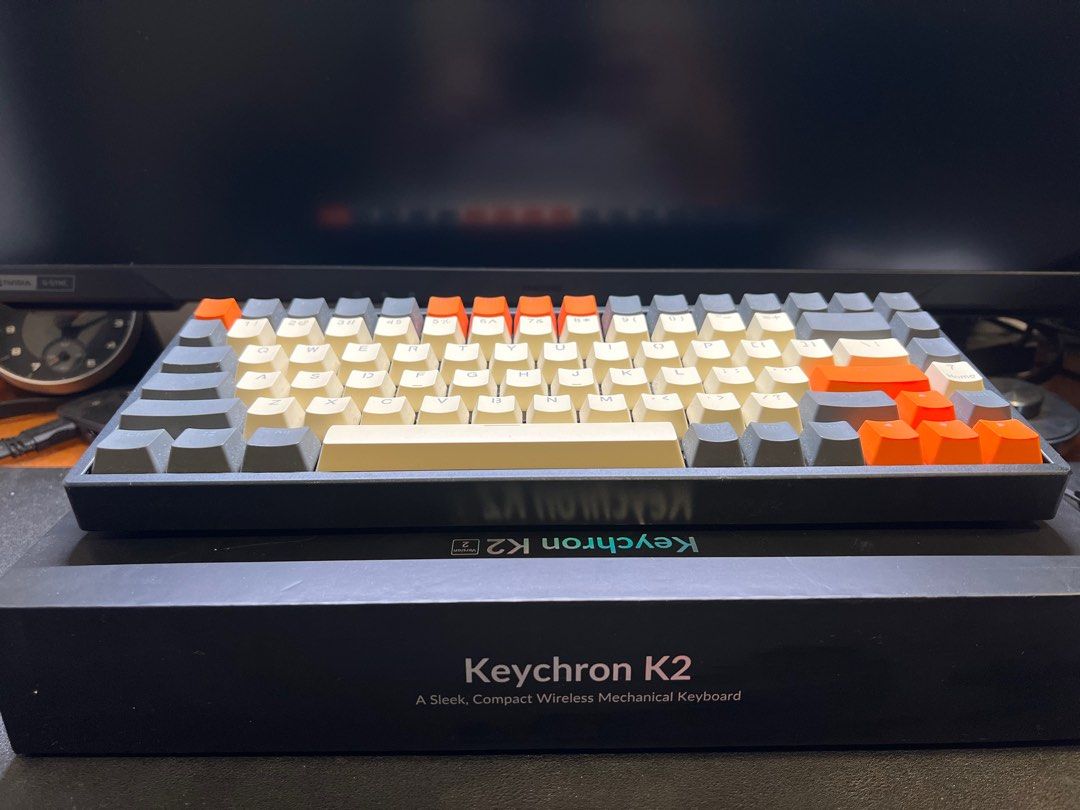 Keychron K2 Version 2 RGB Metal Blue Switch, 電腦＆科技, 電腦周邊及配件, 電腦鍵盤及相關產品 ...