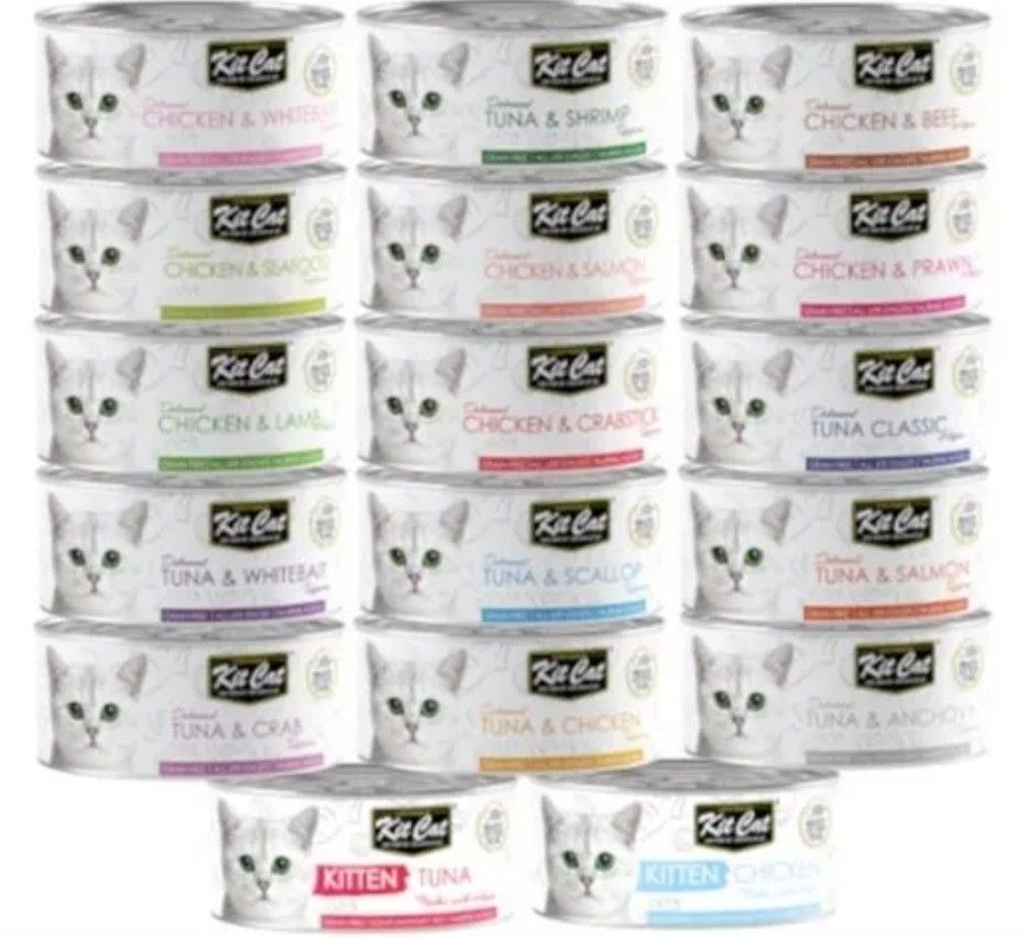 Kit cat deboned toppers cat canned food,kit cat mousse wet canned food ...